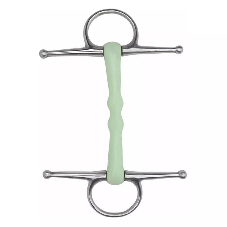Happy Mouth Shaped Full Cheek Snaffle Horse Bit Stainless steel ...
